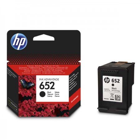 HP 652 Black Ink Advantage Cartridge F6V25AE