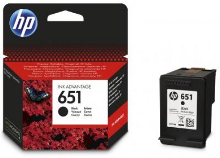 HP 651 Black Ink Advantage Cartridge C2P10AE