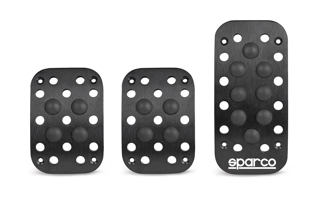 SPARCO SET PEDALA 0401 BK - RACING STYLE - BLACK