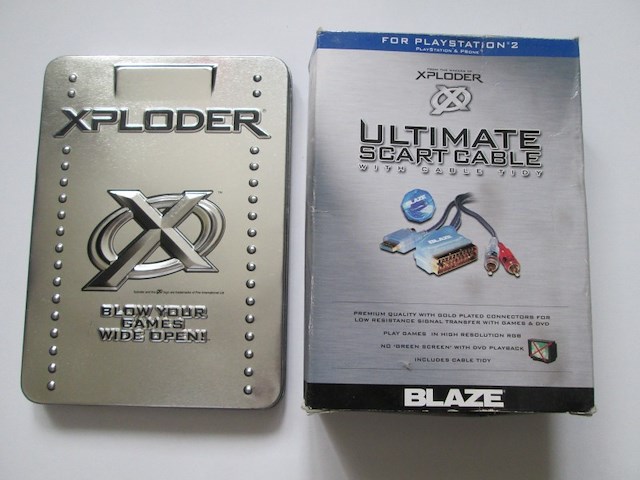 PS2 Xploder + ultimate scart cable