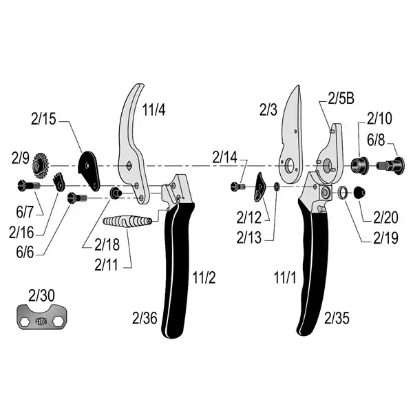 Rezervi delovi za Felco 11