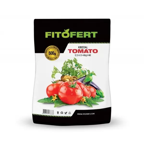 Kristalno vodo-rastvorno djubrivo 500g KRISTAL Tomato 12.5-6-31 FitoFert