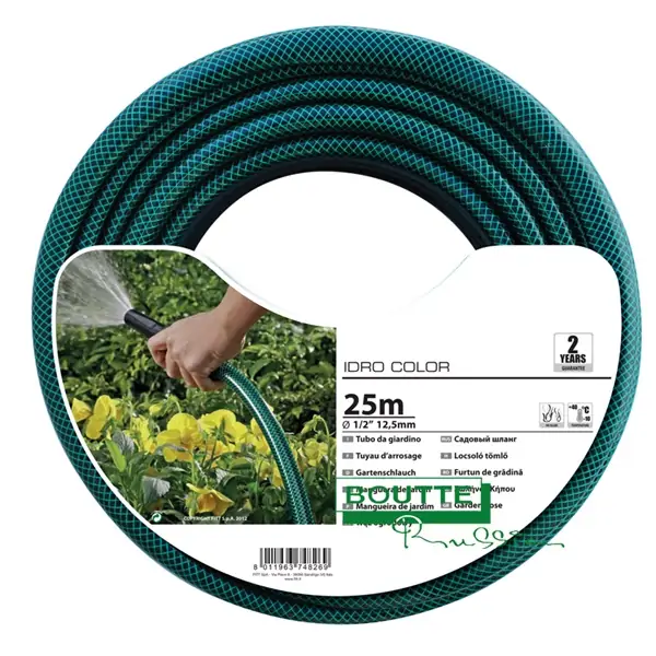 Crevo za vodu idro color zeleno lagano 1/2" 15 m Fitt