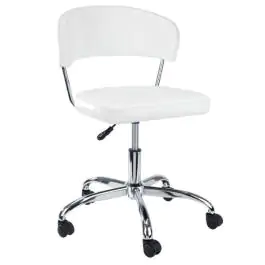 Kancelarijska stolica PELLE od veštačke kože bela