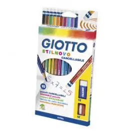Drvene boje (10 boja) Giotto Stilnovo Erasable Fila 2568 blister