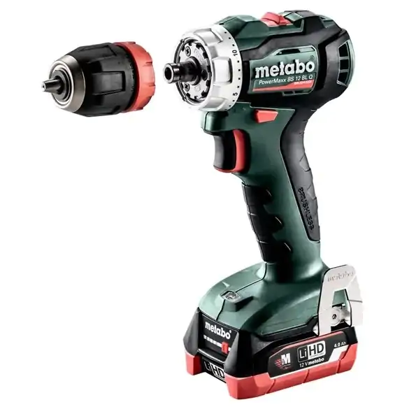 Akumulatorski odvijač-bušilica bez četkica PowerMaxx BS 12 BL Q Metabo