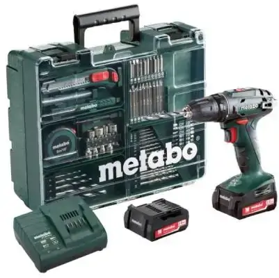 Akumulatorska bušilica BS 14.4 Set Mobile workshop METABO