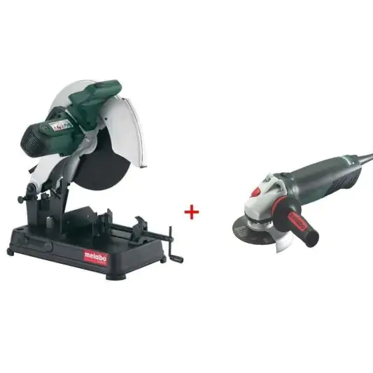 Stacionarni ger za metal CS 23-355 Metabo + Ugaona brusilica WQ 1400 Metabo