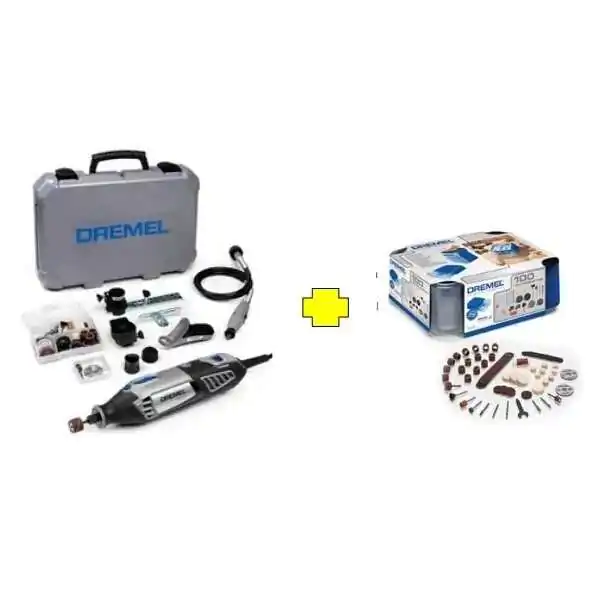 Multibrusilica Dremel 4000JF + MAS vušenamenski set pribora