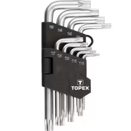 Set inbus ključeva Torx T10-50mm (9kom) TOPEX