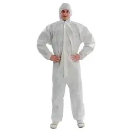 Zaštitno odelo sa kapuljačom za jednokratnu upotrebu veličina XL belo (CE) WOLFCRAFT