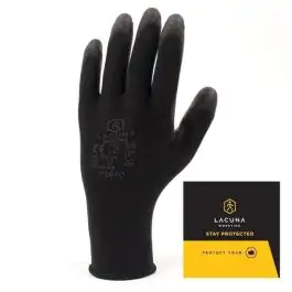 Zaštitne rukavice sa poliuretanom PINTO crna 10