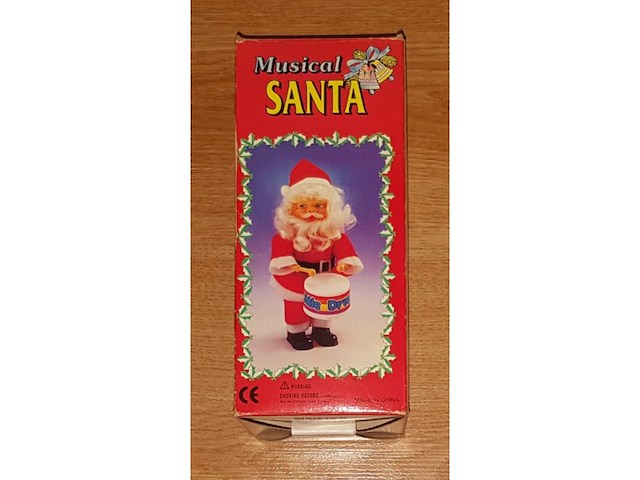 Kutija Od Igračke Muzički Deda Mraz