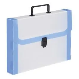 Torba-kofer plastična za dokumenta 270x380x50mm VID5 DISPACO belo-fluorescentna