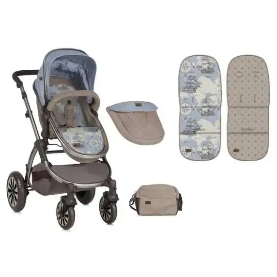 Kolica Aurora Beige&Blue Bear Bertoni