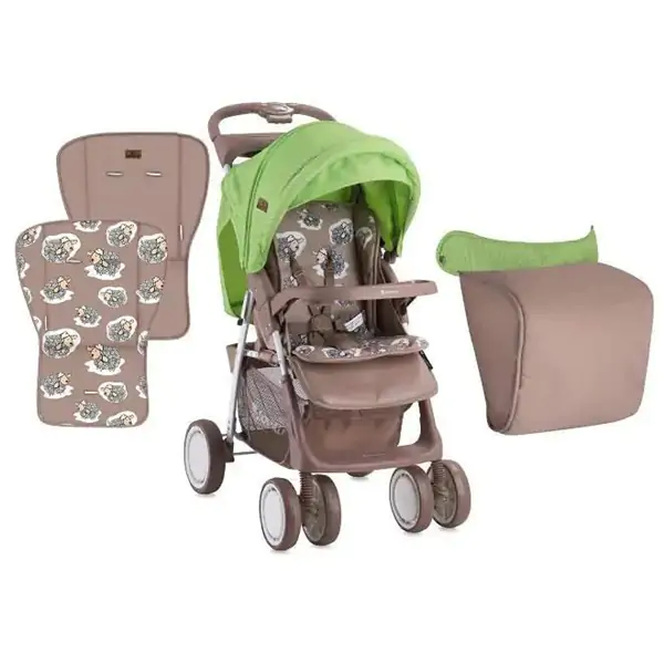 Kolica za decu Beige & Green Lambs BERTONI