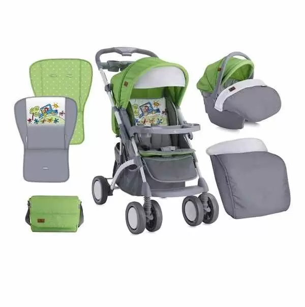 Kolica Apollo Set Green & Grey Car BERTONI