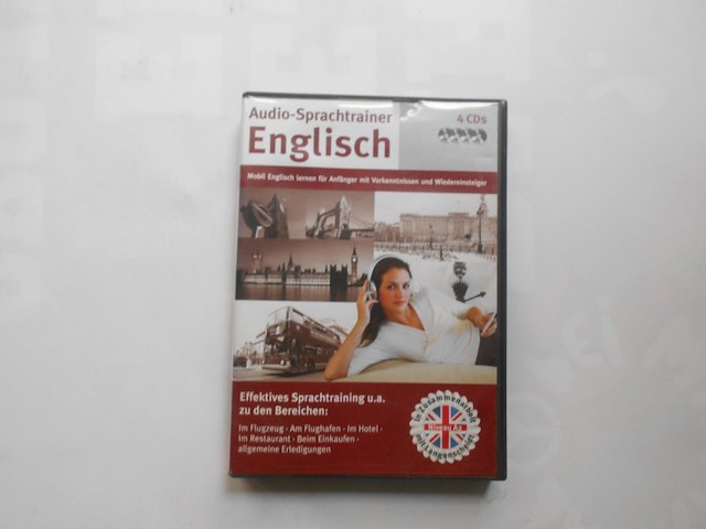 Engleski jezik, 4 CD za slušanje, nivo A2, nemački izda