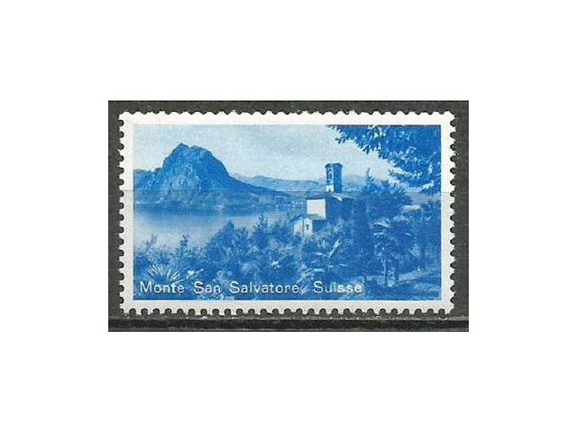 Švajcarska,Planina San Salvatore 1955.,poster stamp,