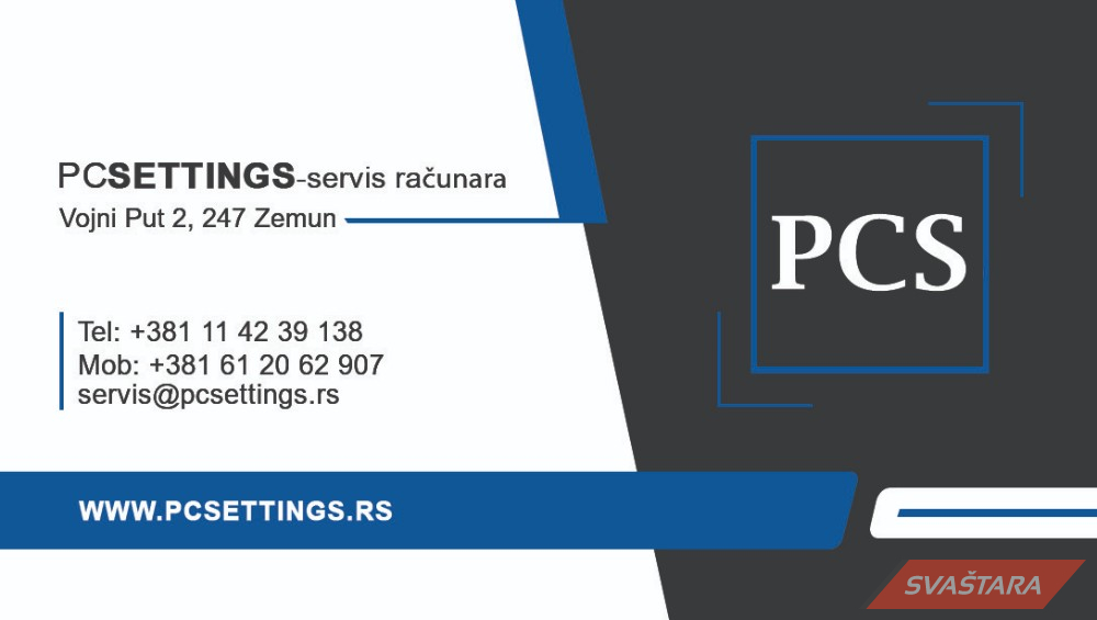 PCSettings servis i delovi