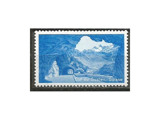 Švajcarska,Prevoj Susten 1955.,poster stamp,čisto