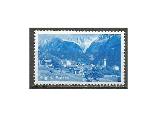 Švajcarska,Selo Sogllo 1955.,poster stamp,čisto