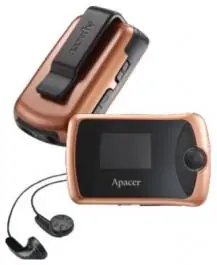 AudioSteno AU380 MP3, 8GB, Orange, Blister APACER