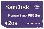 Memorijska kartica za kameru MS 2GB PRO DUO SanDisk