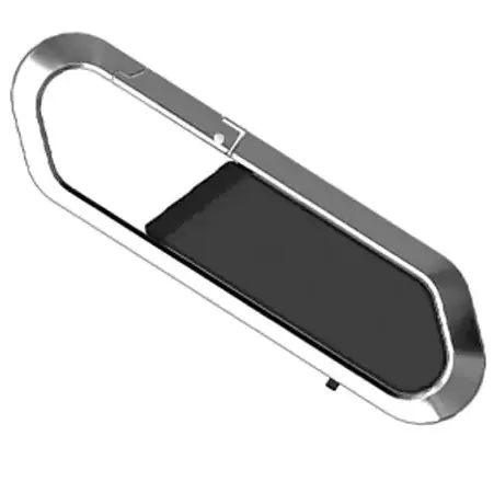 Xwave clip carabineri USB 8GB, grey, small metal box