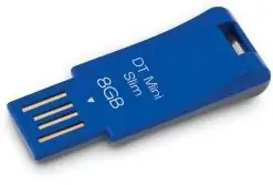 USB Flash memorija 8GB USB DT Mini Slim plava KINGSTON
