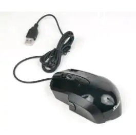 Laserski miš G11 1200dpi 5D laser USB port 7700IC, crni XWAVE