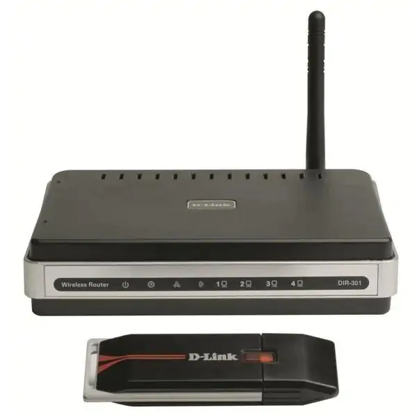 Wireless Starter kit: DIR-301 wireless ruter + DWA-111 Wireless USB adapter DKT-110 D-LINK