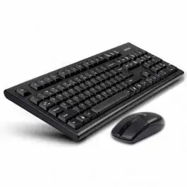 Tastatura G3100N Wireless USB US tastatura + Wireless crni miš A4 TECH