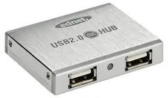 Notebook USB 2.0 Hub 4 Port Aluminijum EDNET