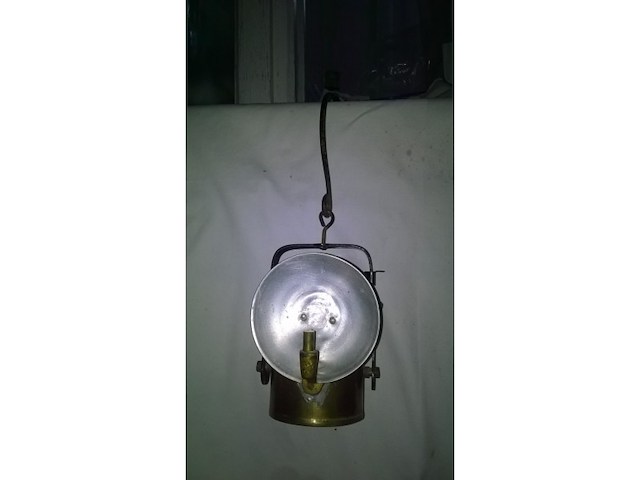 Starinska metalna rudarska karabitna lampa dimenzija sa