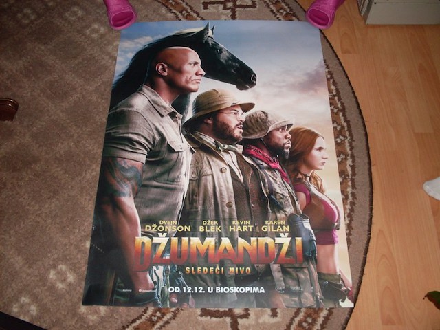 Filmski plakat 20 c - Džumandži: Sledeći nivo 101x70