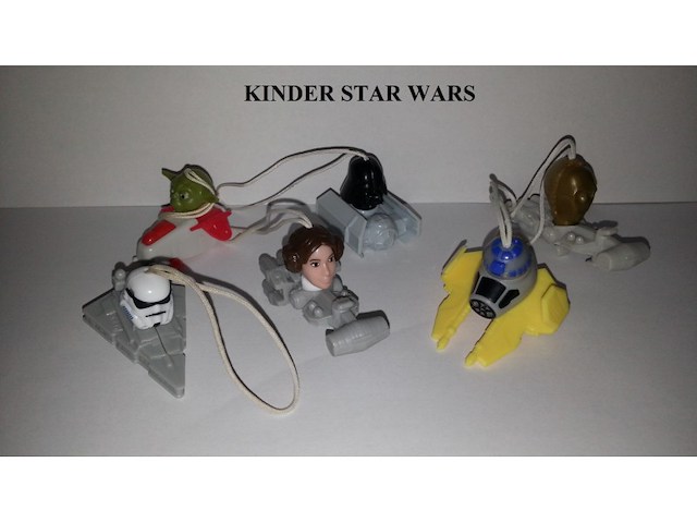 Kinder Star Wars figurice / letelice - TOP PONUDA
