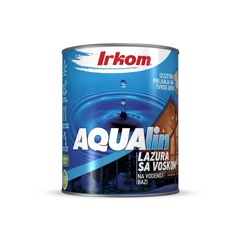 Irkom AQUA lazur sa voskom UV stabilan