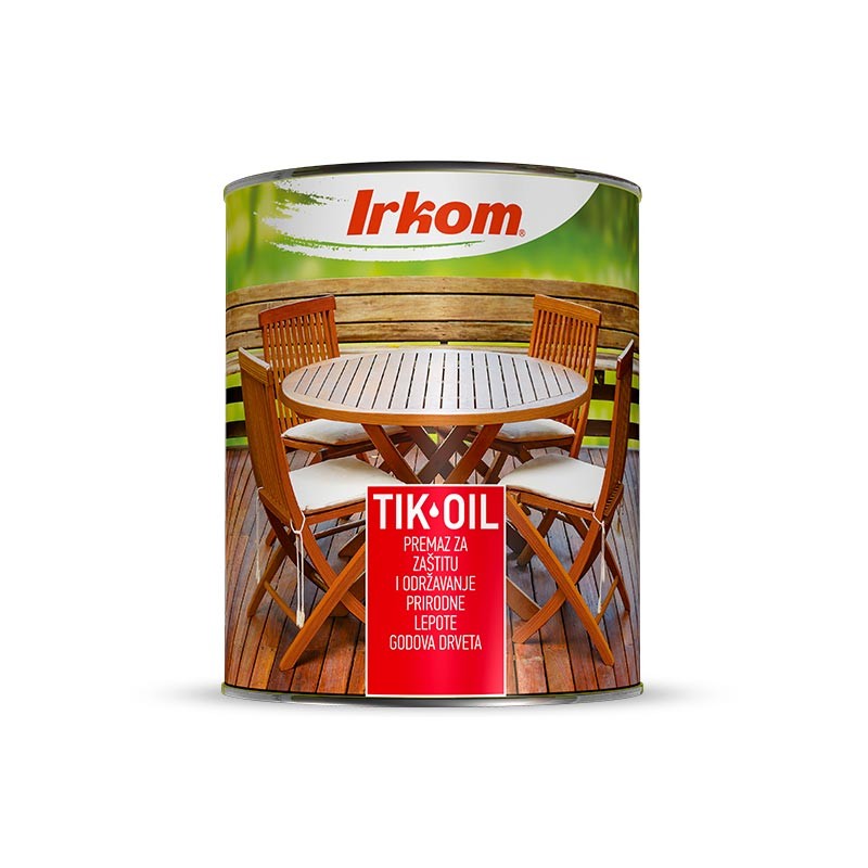 Irkom TIK OIL ulje za zaštitu drveta 0,75 lit