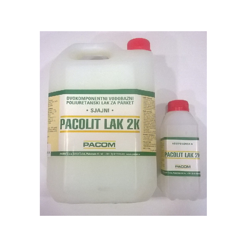 PACOLIT LAK 2K - dvokomponentni vodobazni PU lak za parket