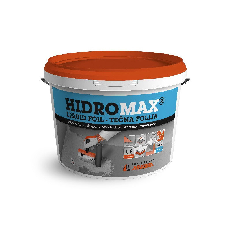 HIDROMAX® Liquid Foil fleksibilna 1k polimerna hidroizolaciona membrana