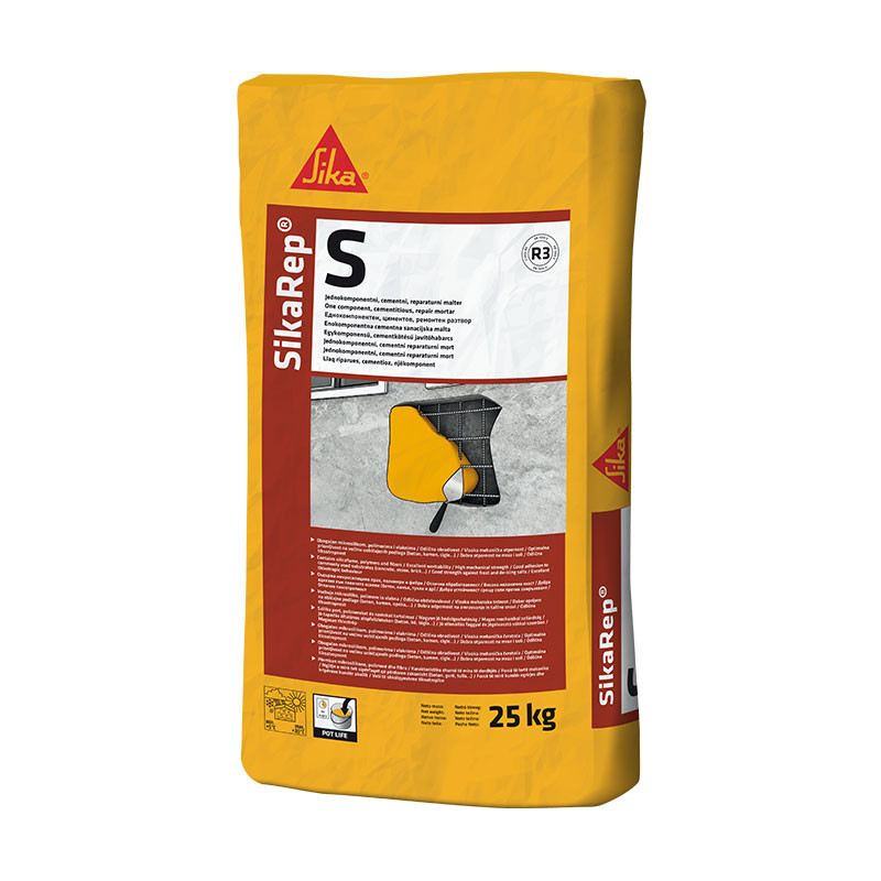 Sika REP S 25kg Jednokomponentni, cementni, reparaturni malter za konstruktivne sanacije betona