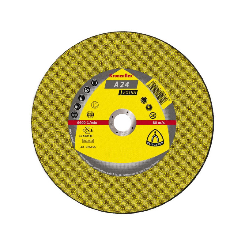 Brusna ploča KLINGSPOR A 24 EXTRA 125X6x22,23mm za ČELIK
