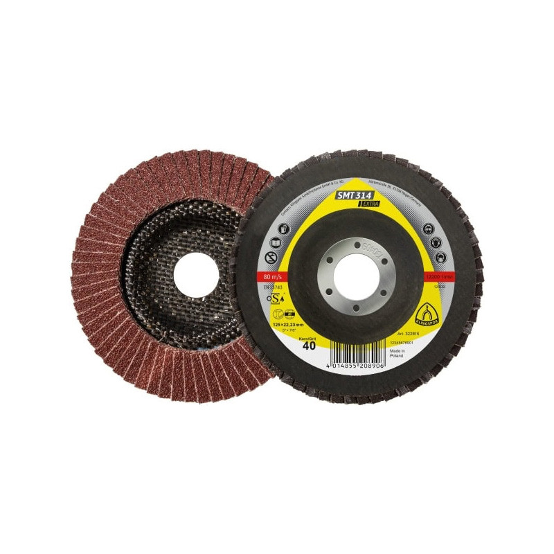 LAMELARNI BRUSNI DISK KLINGSPOR KONVEKSNI SMT 314 EXTRA 115X22,23MM ZA DRVO