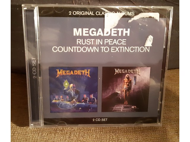 Megadeth ‎– Rust In Peace / Countdown To Extinction 2CD