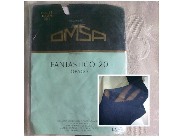 **Omsa Fantastico Lycra** unihop,20den,vel.1(S)