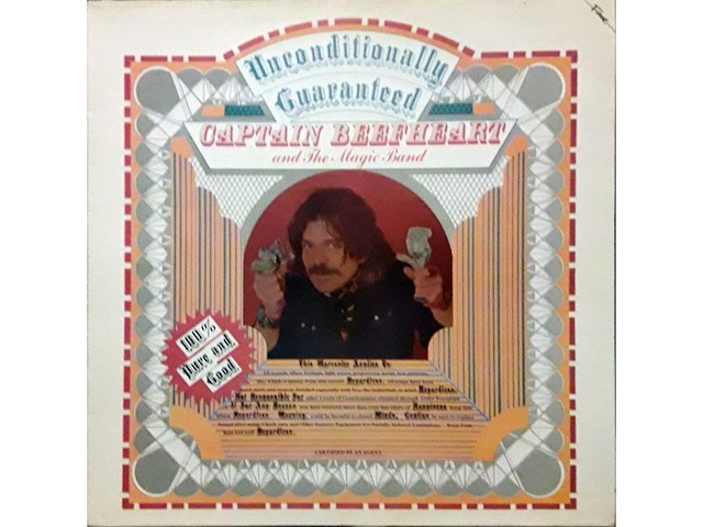 LP: CAPTAIN BEEFHEART - UNCONDITIONALLY GUARANTEED  (UK