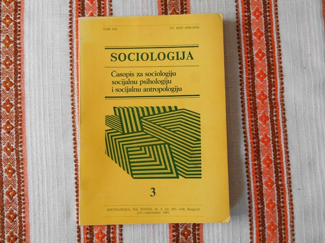 Sociologija 3 / 1991.