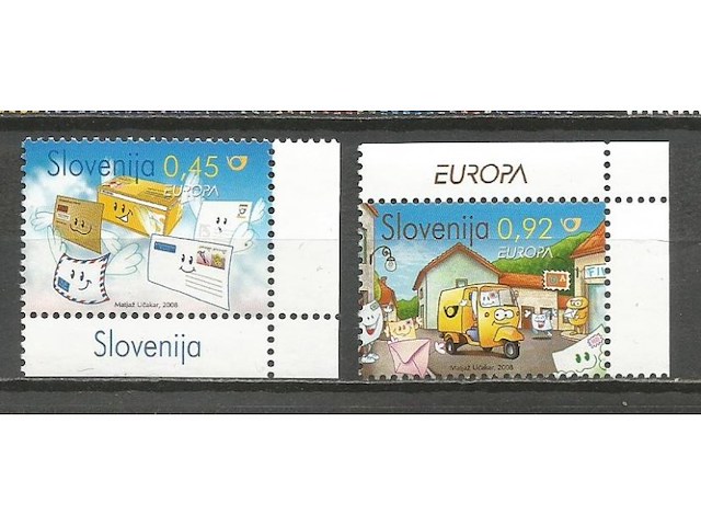 Slovenija 2008. EVROPA CEPT cista serija