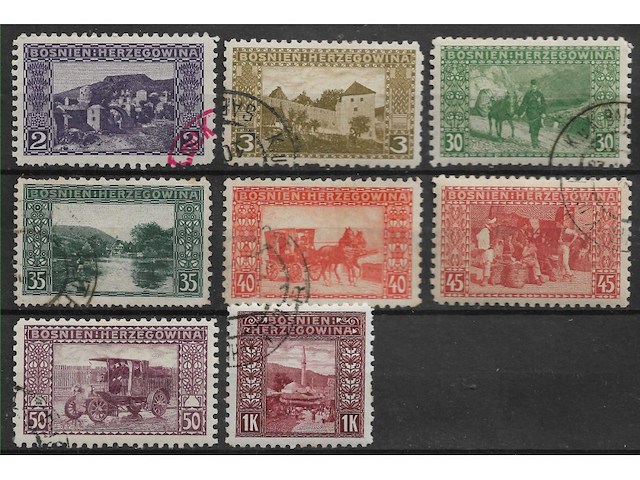 1906 - Bosna Predeli Lot z.9 1/4 kat 100e